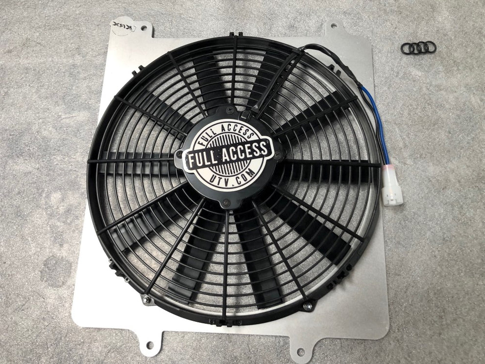 Kawasaki KRX & KRX4 1000 14" Electric Fan Kit 59502-0628 – Full Access UTV