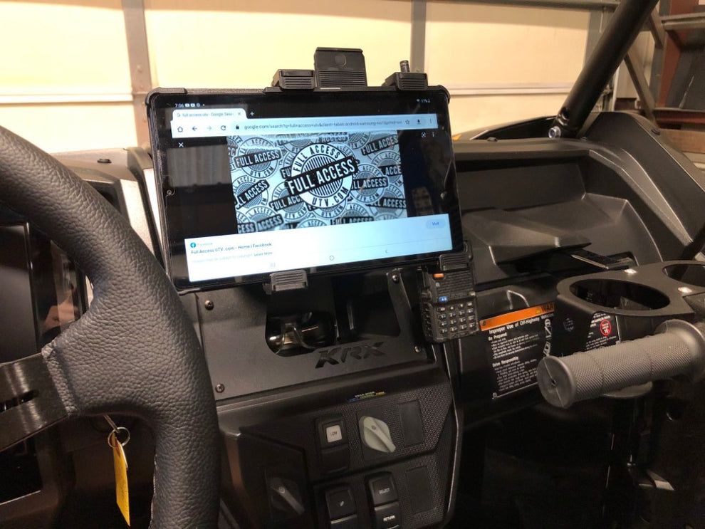 Kawasaki KRX & KRX4 1000 "UPPER" Dash Phone or Tablet Mount – Full ...